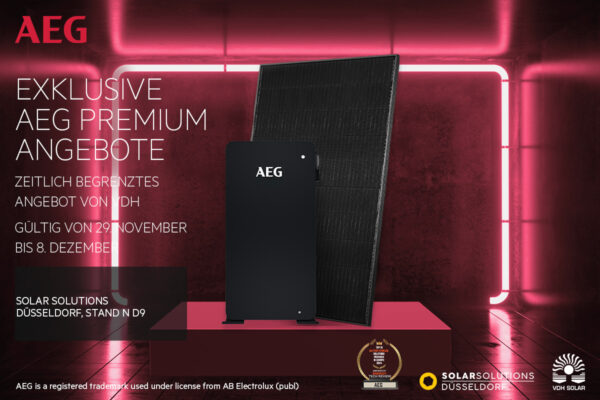 AEG: Unser preisgekröntes Energiespeichersystem auf der Solarsolutions ...