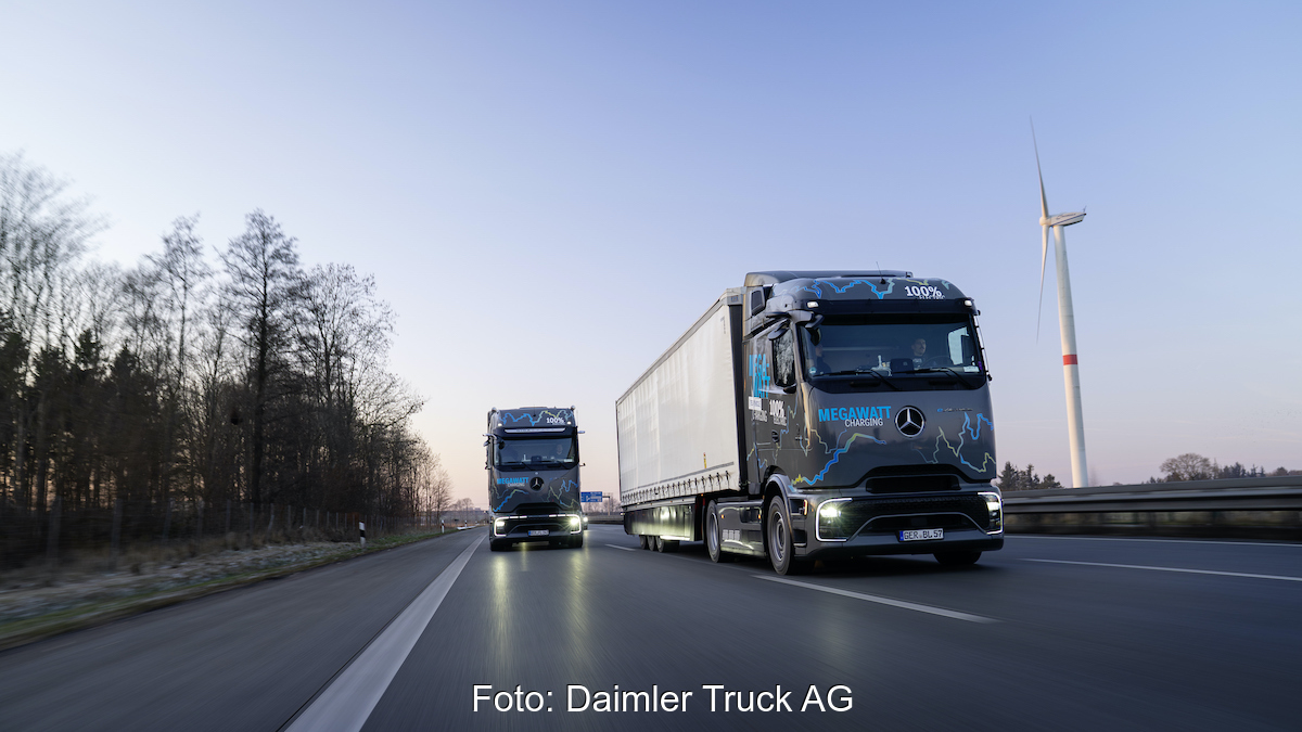 Megawatt Charging System: Mercedes-Benz Trucks erprobt MCS-Laden im ...