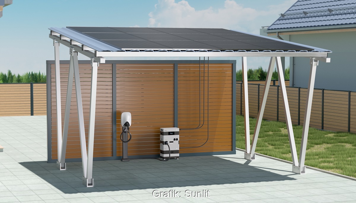 Sunlit: Solarcarport zum Selberbauen - Solarserver