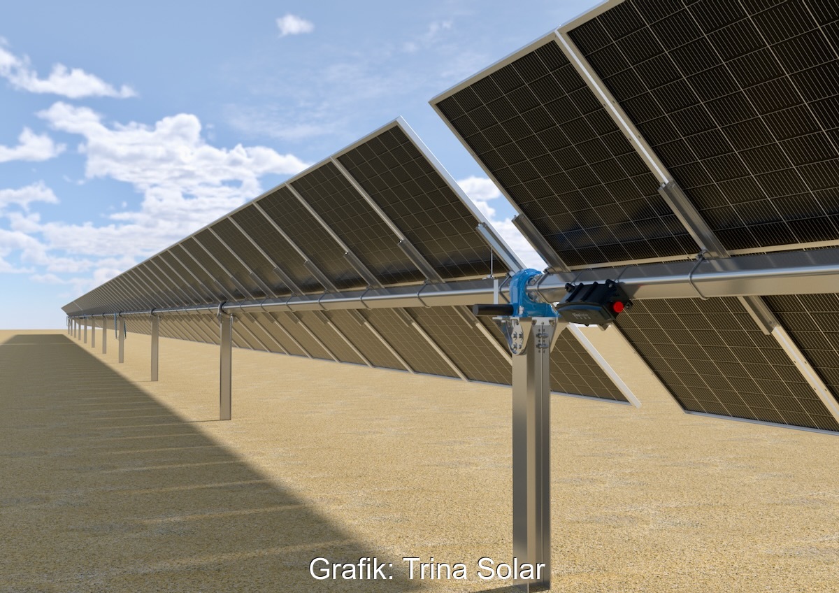 Neues PV-Tracking-System von Trina - Solarserver